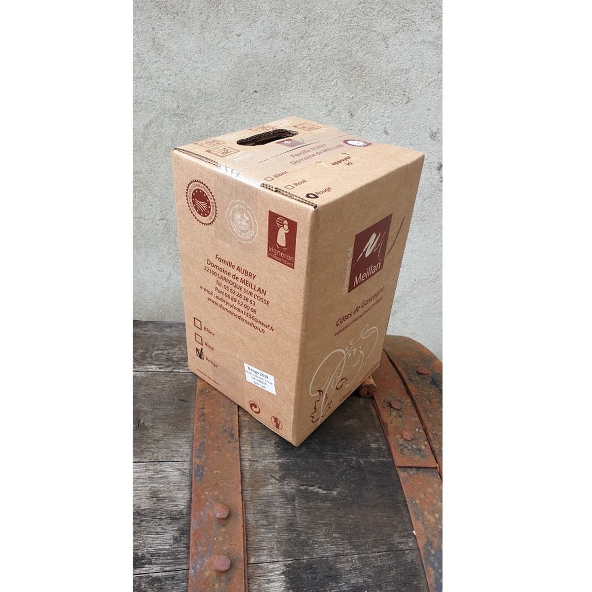 Bag-in Box rouge 5 litres | Mon Producteur A Moi